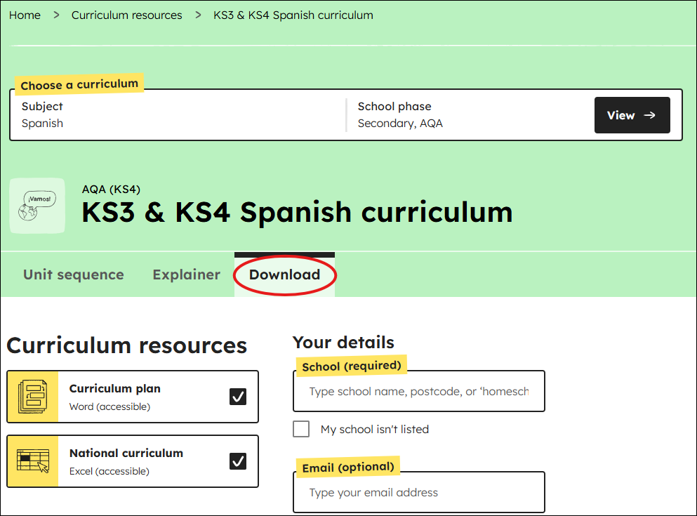 Our languages and MFL curriculum